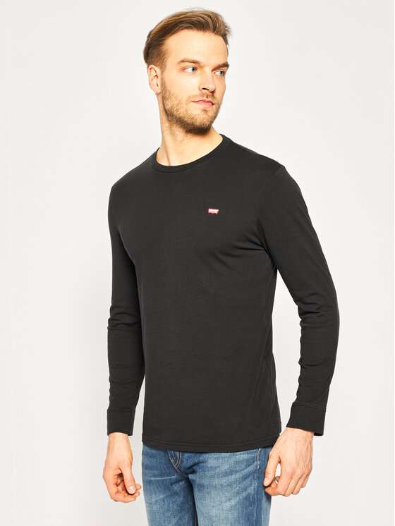 Levi's® S dlouhým rukávem Housemark Tee 72848-0009 Černá Regular Fit ...