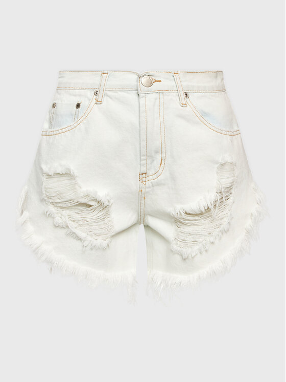 Glamorous Pantaloncini Di Jeans Ka6744b Bianco Regular Fit Modivoit