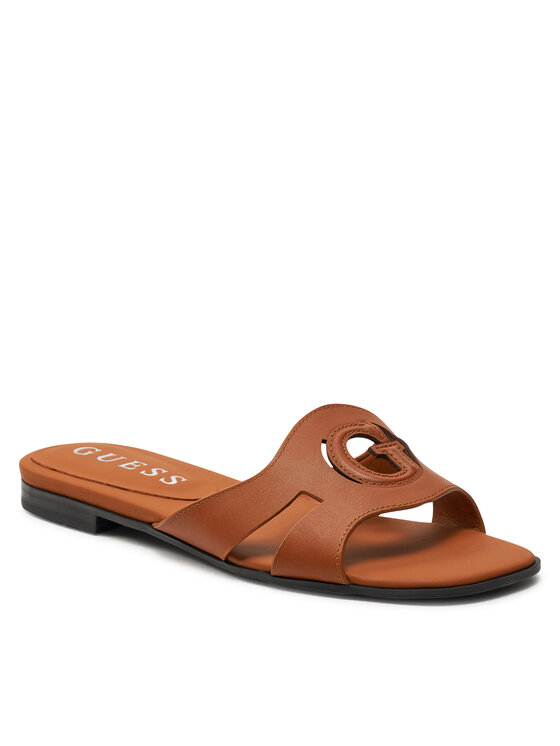 Guess Šľapky FLGCIA LEA19 Hnedá | Modivo.sk