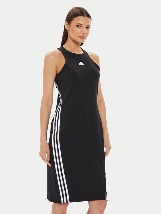 adidas Rochie de zi Future Icons 3-Stripes IP1575 Negru Regular Fit ...