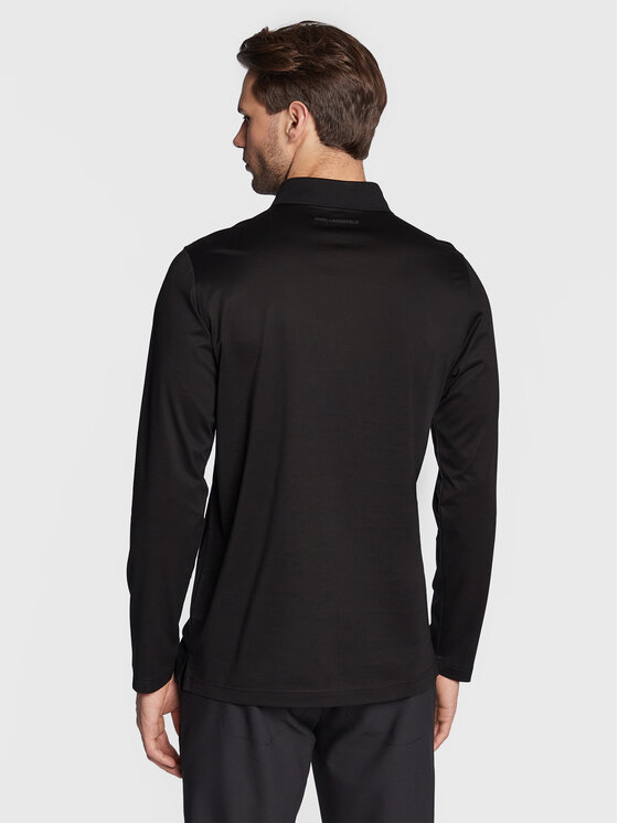 KARL LAGERFELD Polo marškinėliai 745002 524200 Juoda Regular Fit ...