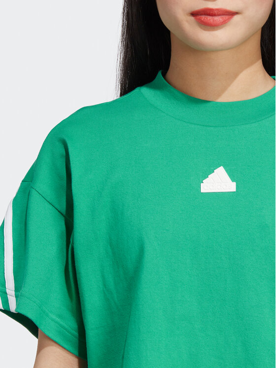 adidas Póló Future Icons 3-Stripes T-Shirt IB8522 Zöld Loose Fit ...