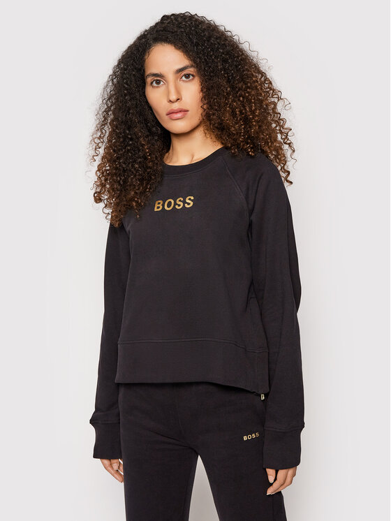 Boss Bluza C Elia Gold 50461945 Czarny Regular Fit | Modivo.pl