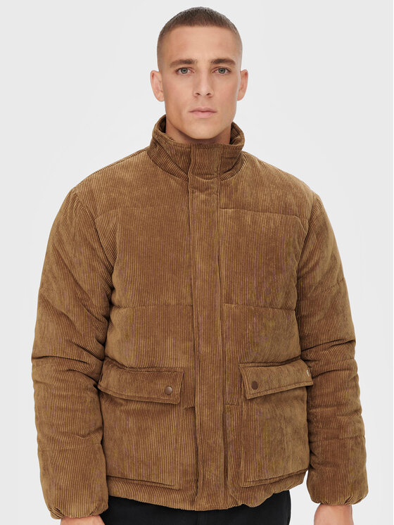 Only & Sons Zimné bundy Cash 22022505 Hnedá Regular Fit | Modivo.sk