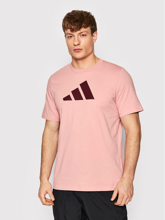 adidas T-shirt Future Icons Logo HF4753 Rose Regular Fit | Modivo.fr