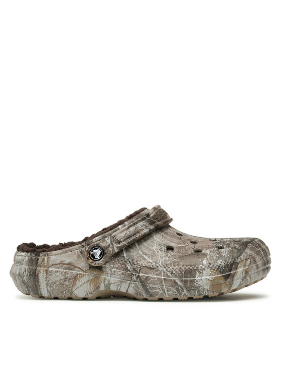 Crocs Šľapky Crocs Classic Lined Realtree Edge Clog 205377 Hnedá ...