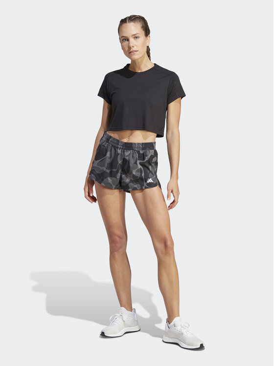 adidas Szorty sportowe Pacer Train Essentials Floral-Print HZ5684 ...