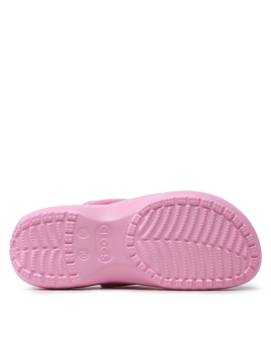 Crocs Klapki Classic Platform Clog W 206750 Różowy | Modivo.pl
