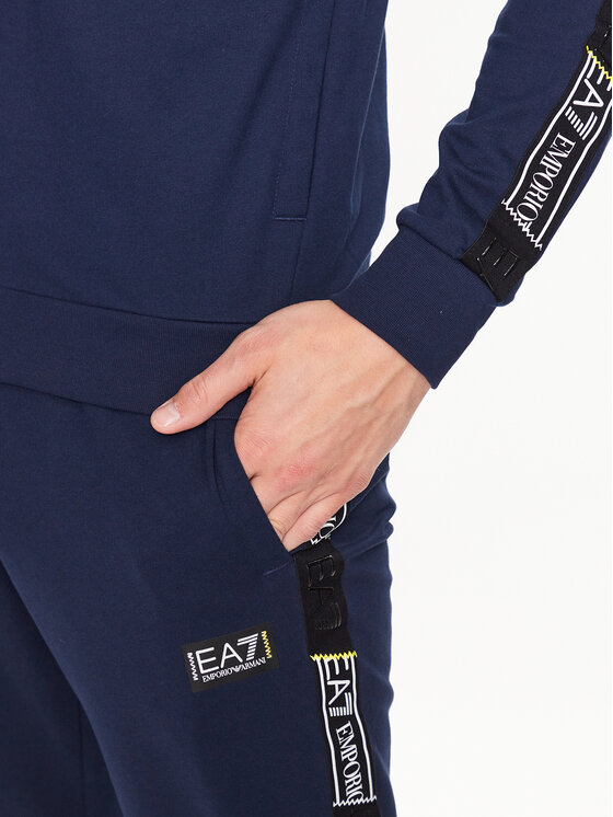 EA7 Emporio Armani Bluza 3RPM09 PJ05Z 1554 Granatowy Regular Fit | Modivo.pl