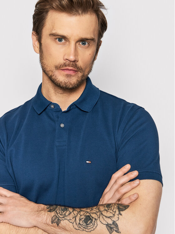 Tommy Hilfiger Poloshirt 1985 Mw0mw17770 Dunkelblau Regular Fit Modivo De