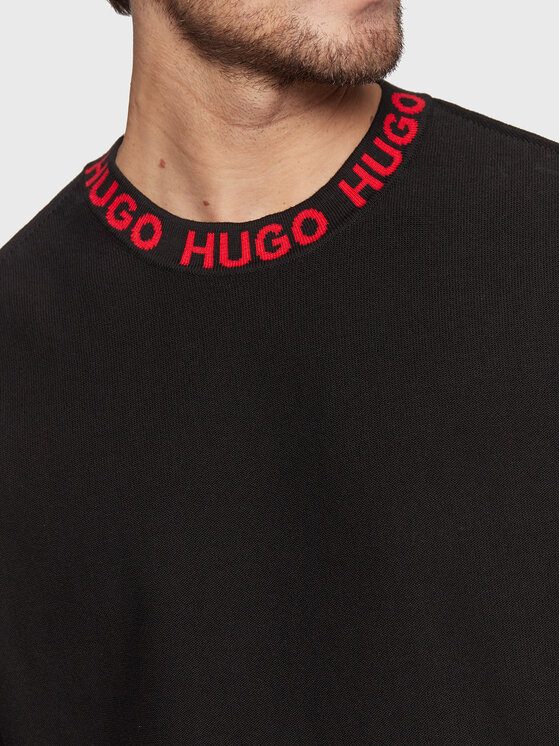 Hugo Пуловер Smarlo 50474813 Черен Regular Fit | Modivo.bg