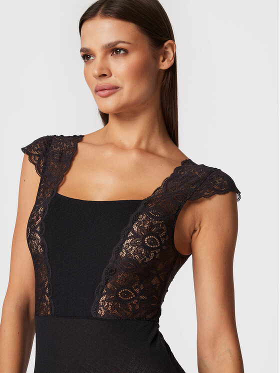 Selmark Body Francesca 60952 Černá Slim Fit | Modivo.cz