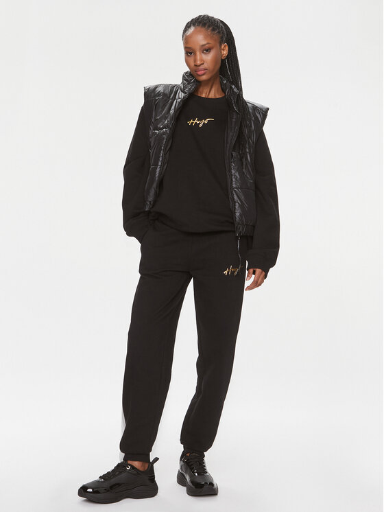 Hugo Liemenė Felere-1 50495720 Juoda Relaxed Fit | Modivo.lt