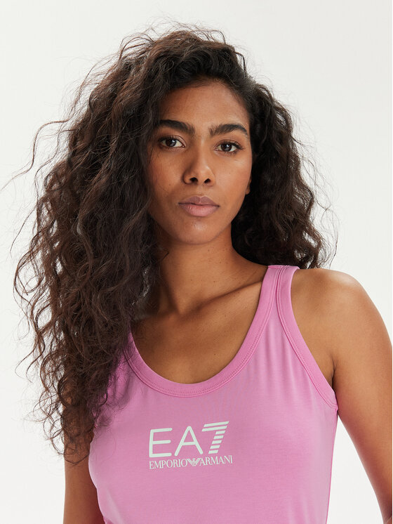 EA7 Emporio Armani Топ 3DTH52 TJFKZ 1432 Рожевий Regular Fit | Modivo.ua