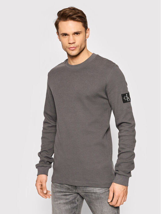 Calvin Klein Jeans Pullover J30J316610 Grau Slim Fit | Modivo.de