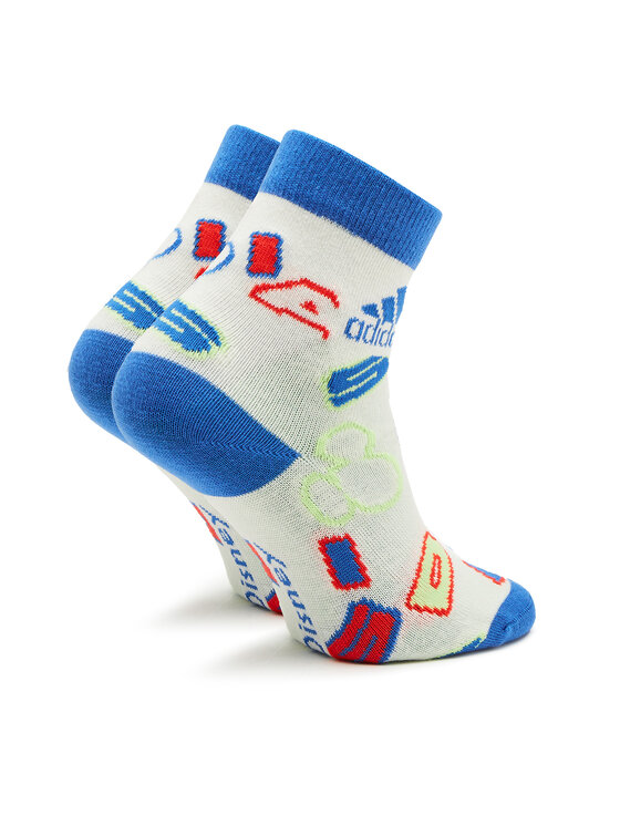 adidas Set de 3 perechi de șosete lungi pentru copii Mickey Mouse Crew ...