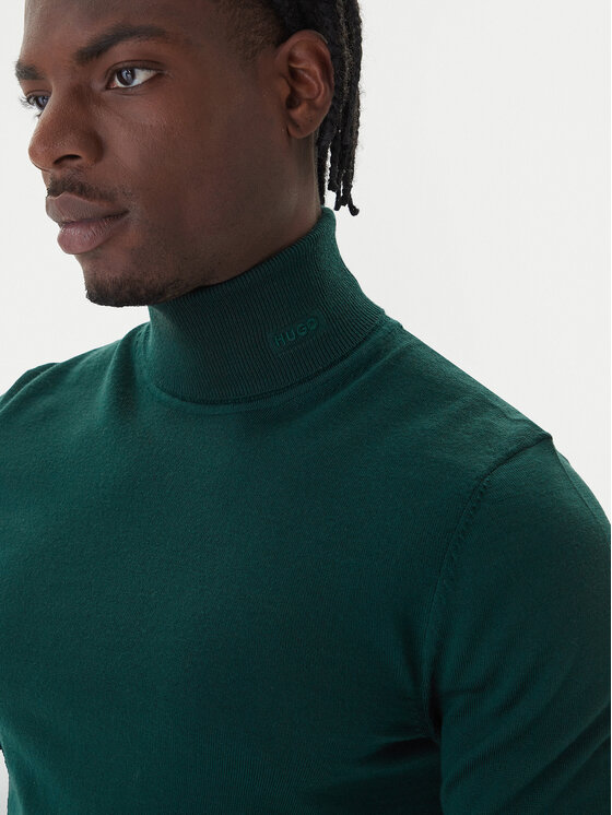 HUGO Rolák San Thomas-M 50474174 Zelená Regular Fit | Modivo.cz