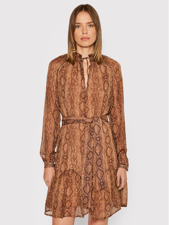 Guess Hétköznapi ruha Veronica W1BK14 WDW52 Barna Regular Fit | Modivo.hu