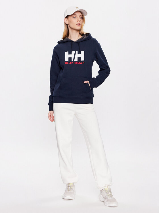 Helly Hansen Mikina Logo 33978 Tmavomodrá Regular Fit | Modivo.cz