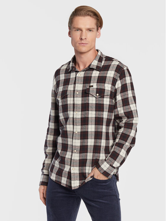 Lee Πουκάμισο Clean Western L66RDH74 112322557 Έγχρωμο Regular Fit ...