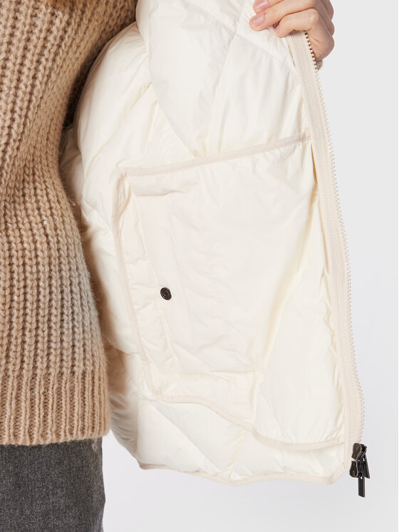 Peserico Easy Kurtka puchowa M22051 A6695 Écru Relaxed Fit | Modivo.pl