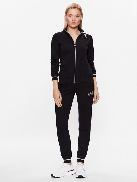 EA7 Emporio Armani Trening 3RTV53 TJCQZ 0200 Negru Regular Fit | Modivo.ro