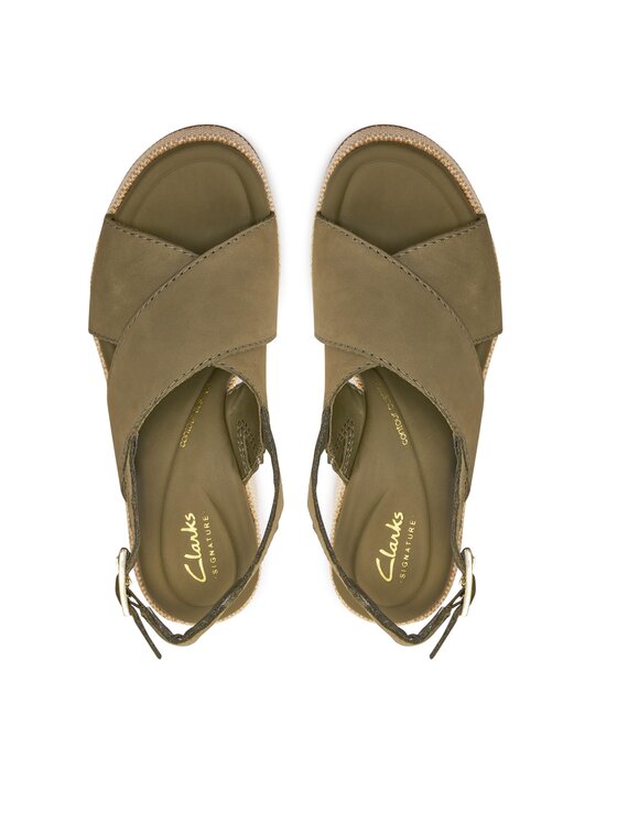 Clarks Sandały Manon Wish 26176302 Zielony | Modivo.pl