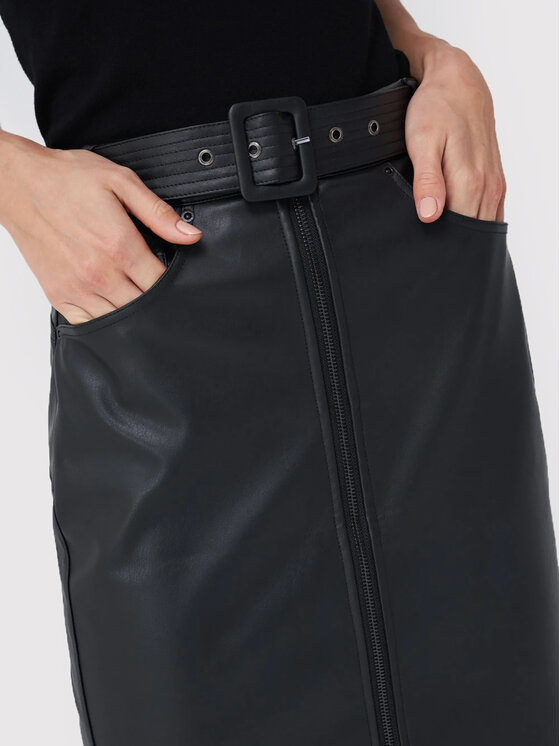 Salsa Rock aus Kunstleder 125523 Schwarz Slim Fit | Modivo.de