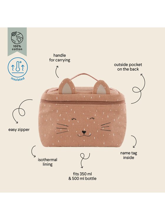 Trixie Baby Torba termiczna Termiczny Lunch Box - Kot Różowy | Modivo.pl