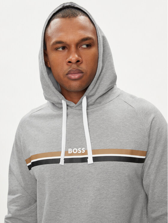 Boss Bluza Authentic 50515139 Szary Regular Fit | Modivo.pl