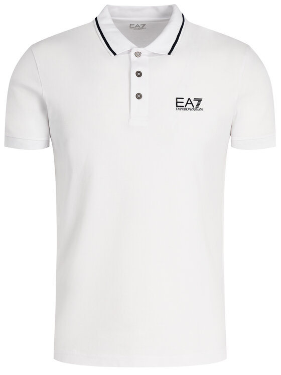 EA7 Emporio Armani Poloshirt 8NPF06 PJ04Z 1100 Weiß Regular Fit | Modivo.at