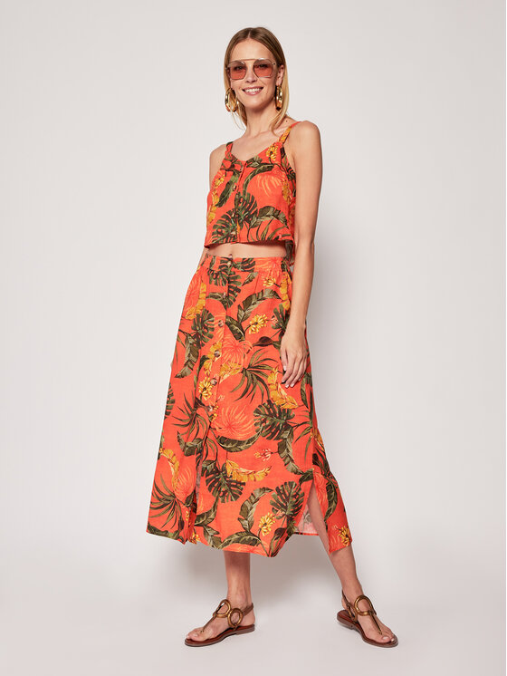 Banana Moon Top Nueva Bananasvo JET62 Oranžna Regular Fit | Modivo.si