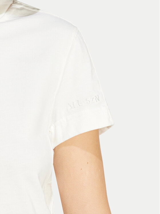 adidas Тишърт ALL SZN 3-Stripes IW1133 Бял Slim Fit | Modivo.bg