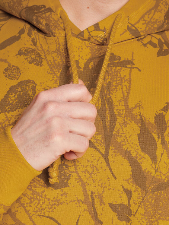 Champion Суитшърт All-Over Nature Print 217914 Жълт Baggy Fit | Modivo.bg