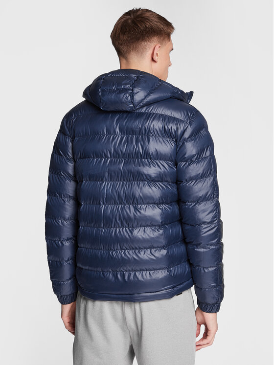 adidas Pernata jakna 3-Stripes SDP Badge of Sport GV5329 Tamnoplava ...