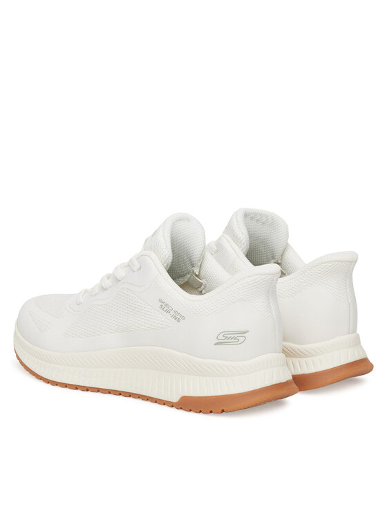 Skechers Sneakersy BOBS Squad 4 - Staple Look 117624/WHT Biały | Modivo.pl