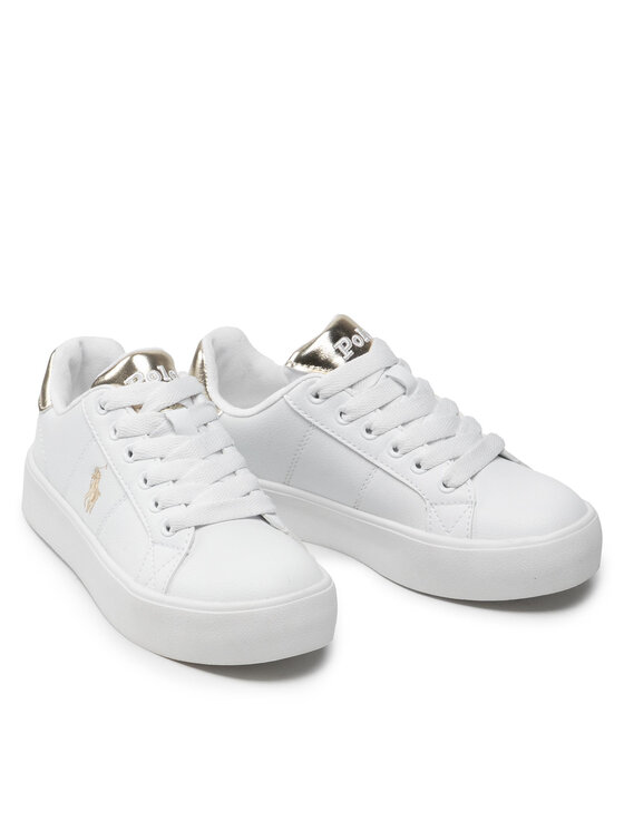 Polo Ralph Lauren Sneakersy Ltt Platform RF103185 Biały | Modivo.pl