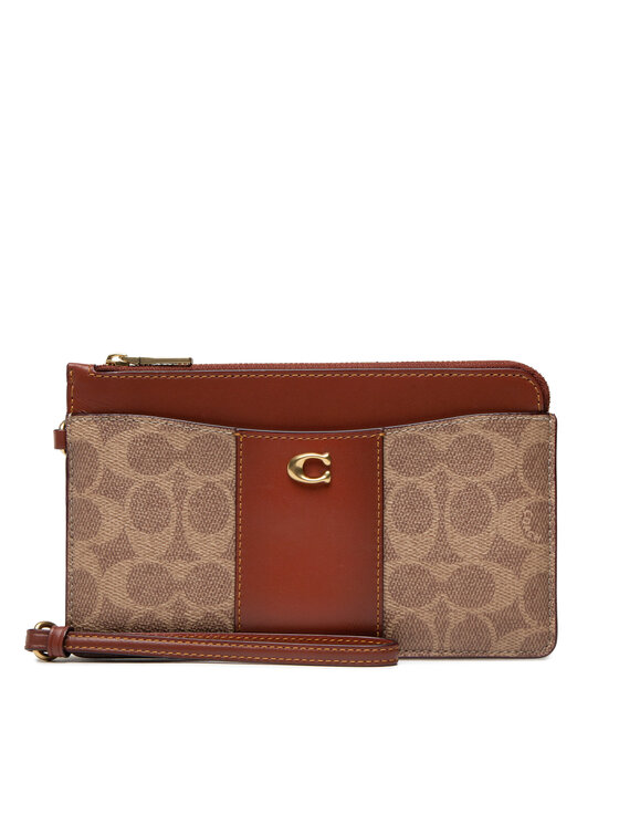 Coach Torebka Sig Lzip Wrtl C8568 Brązowy | Modivo.pl