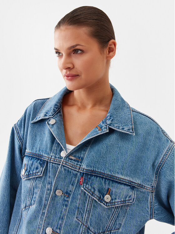 Levi's® Jeansjacke A6049-0000 Blau Relaxed Fit | Modivo.at