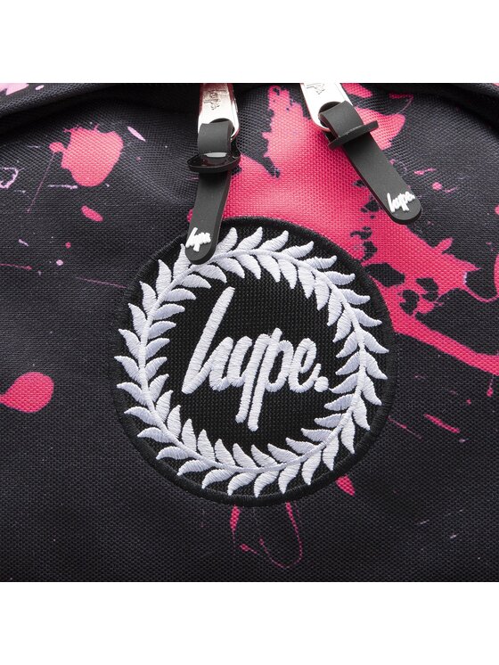 HYPE Rucksack Black Pink Splat Crest Backpack YVLR-652 Schwarz | Modivo.de