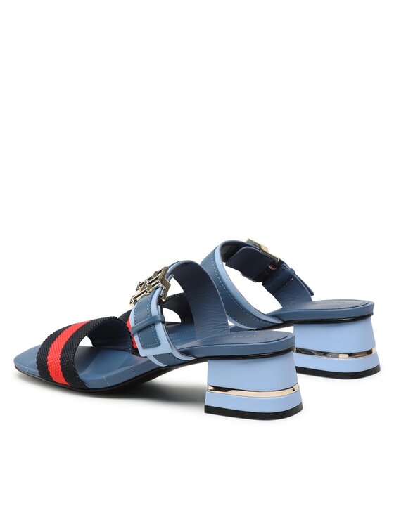 Tommy Hilfiger Nazouváky Hardware Block Mid Heel Combo FW0FW07018 ...