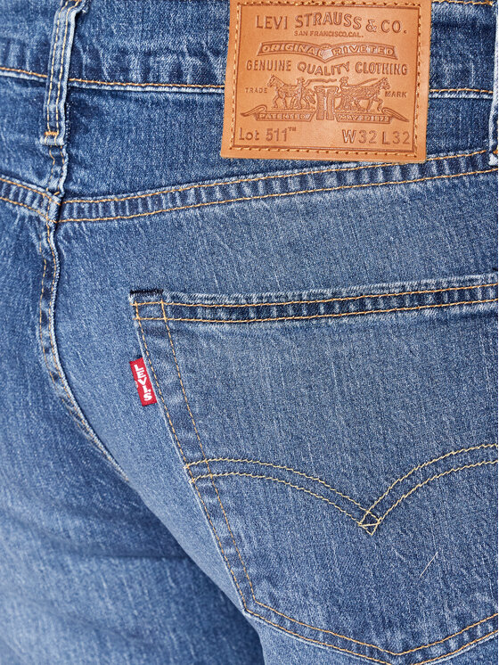 Levi's® Jeansy 511™ 04511-5461 Niebieski Slim Fit | Modivo.pl