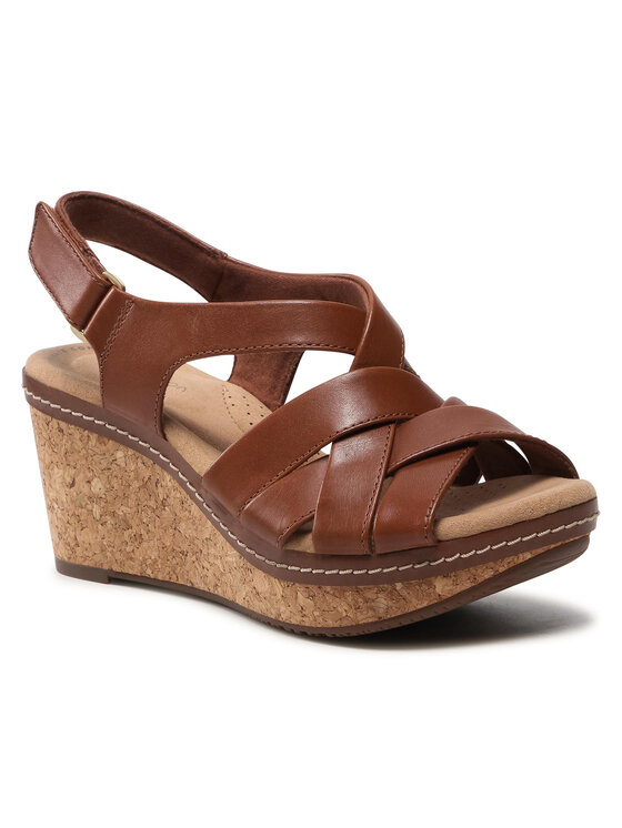 Clarks Sandály Annadel Rayna 261537184 Hnědá | Modivo.cz