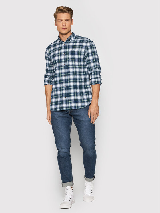 Jack&Jones Košulja Ian 12191175 Tamnoplava Regular Fit | Modivo.hr