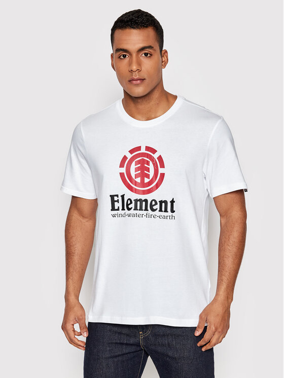 Element T-Shirt Vertical Z1SSI4 Λευκό Regular Fit | Modivo.gr