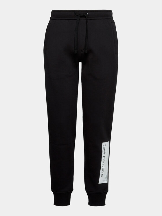 Calvin Klein Jeans Pantalon Jogging J30j324053 Noir Regular Fit Modivo Fr