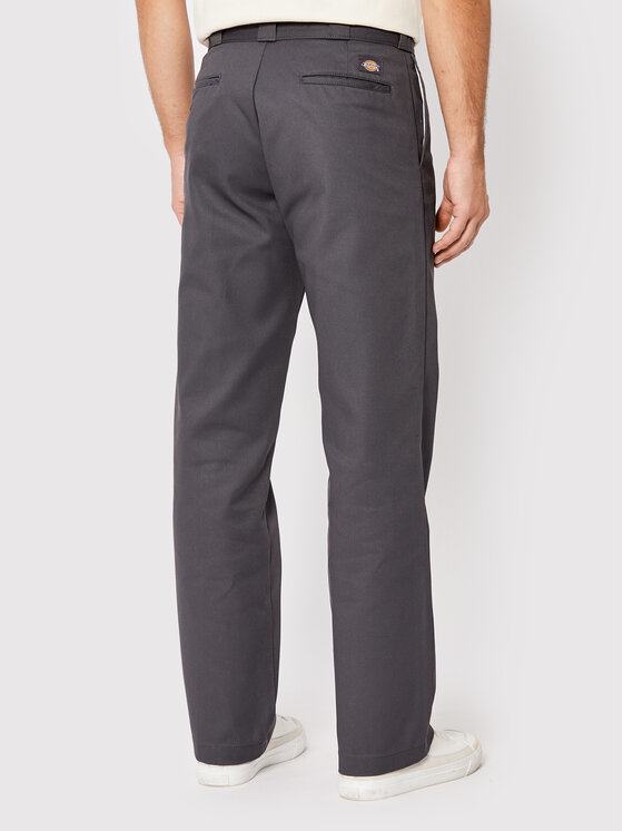 Dickies Pantaloni din material Work DK0A4XK6CH0 Gri Regular Fit | Modivo.ro