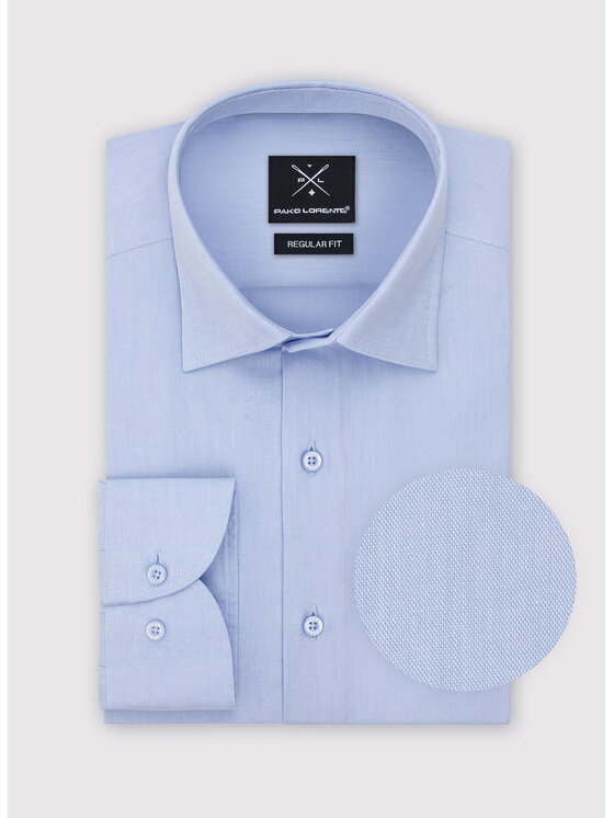 Pako Lorente Koszula P000B-1X-058 Niebieski Regular Fit | Modivo.pl
