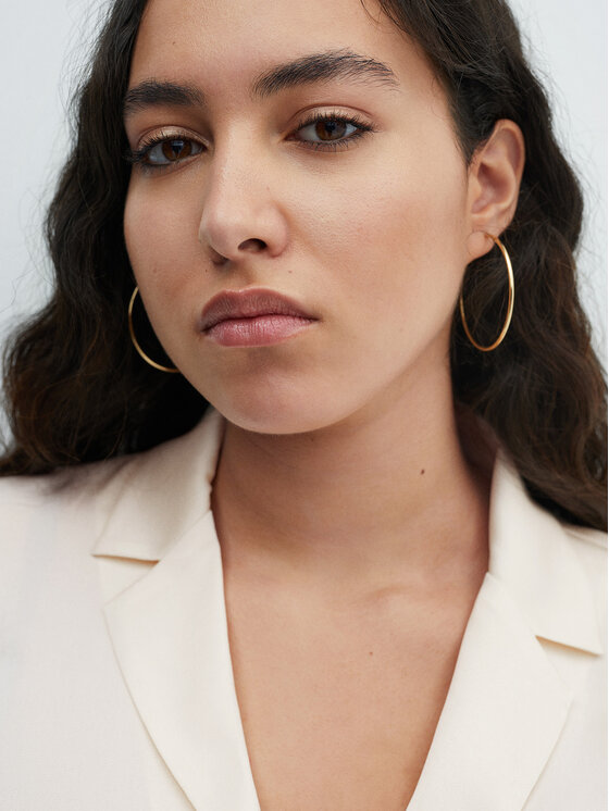 Mango Košile Sassa 67007129 Écru Regular Fit | Modivo.cz