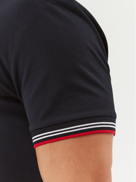 Boss Polo Paul 50469245 Granatowy Slim Fit | Modivo.pl